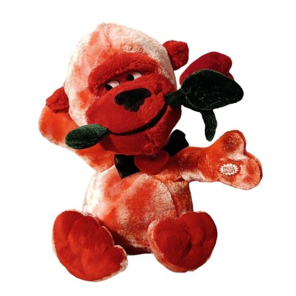 Dan Dee | Toys | Dandee Valentine Love Machine Red Rose Gorilla Monkey ...